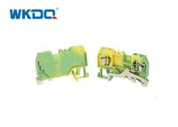 China 280-907 Grounding Spring Terminal Block Connectors Din Rail Terminal Blocks 2 Conductor Corrosion Proof Protective for sale