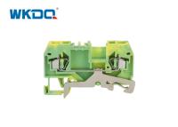 China 280-907 Grounding Spring Terminal Block Connectors Din Rail Terminal Blocks 2 Conductor Corrosion Proof Protective for sale