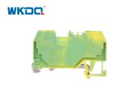 China 280-907 Grounding Spring Terminal Block Connectors Din Rail Terminal Blocks 2 Conductor Corrosion Proof Protective for sale