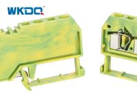 China 281-657 Spring Clamp Terminal Block Snap On Installation Large Labeling Area for sale