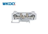 China 282-131 Test Electrical Spring Clamp Terminal Block Connectors 2 Conductor For Distribution Boxes Nylon PA66 Grey Color for sale