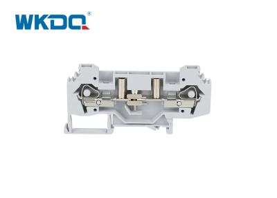 China 282-131 Test Electrical Spring Clamp Terminal Block Connectors 2 Conductor For Distribution Boxes Nylon PA66 Grey Color for sale