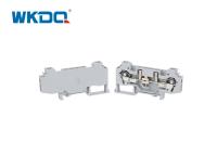 China 282-131 Test Electrical Spring Clamp Terminal Block Connectors 2 Conductor For Distribution Boxes Nylon PA66 Grey Color for sale