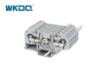 China 282-131 Test Electrical Spring Clamp Terminal Block Connectors 2 Conductor For Distribution Boxes Nylon PA66 Grey Color for sale