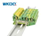 China JST 4 QUATTRO PE ST Spring Terminal Block Connector Multi Conductor Grounding Earth for sale
