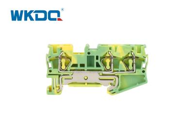 China JST 4 QUATTRO PE ST Spring Terminal Block Connector Multi Conductor Grounding Earth for sale