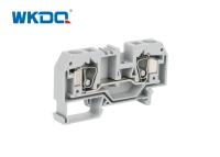 China 284-901 Feed Through  Spring Clamp Terminal Block Connector,Spring Cage Connection For 35mm Din Mounted Grey Nylon PA66 for sale