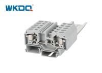 China 284-901 Feed Through  Spring Clamp Terminal Block Connector,Spring Cage Connection For 35mm Din Mounted Grey Nylon PA66 for sale
