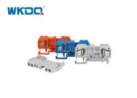 China 281-901 Spring Cage Terminal Block Easy Installation Grey Color Easy Circuit Identification for sale