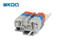 China 281-901 Spring Cage Terminal Block Easy Installation Grey Color Easy Circuit Identification for sale