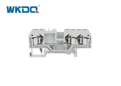 China 281-681 Spring Clamp Terminal Block , Spring Loaded Wire Terminal Easy Operation Nylon PA66 for sale