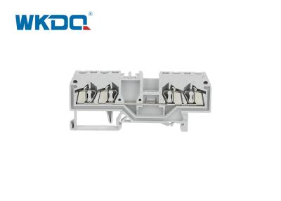 China 280-833 Electric Screwless Terminal Block Spring Clamp Connectors Tin Plated Copper Material 4mm Cross Size Nylon PA66 for sale