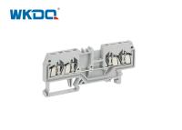 China 280-833 Electric Screwless Terminal Block Spring Clamp Connectors Tin Plated Copper Material 4mm Cross Size Nylon PA66 for sale