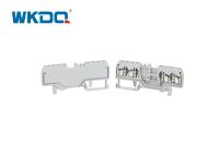 China 280-833 Electric Screwless Terminal Block Spring Clamp Connectors Tin Plated Copper Material 4mm Cross Size Nylon PA66 for sale