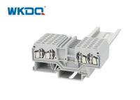 China 280-833 Electric Screwless Terminal Block Spring Clamp Connectors Tin Plated Copper Material 4mm Cross Size Nylon PA66 for sale