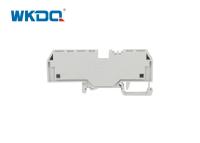 China 284-681 Cable Spring Connector 3 Conductor Through Spring Clamp Terminal Block For Rail Mounted for sale