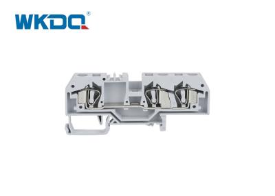 China 282-681 6mm Spring Terminal Block Connector Cable Connection CE For Power And Control Wiring for sale