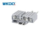 China 282-681 6mm Spring Terminal Block Connector Cable Connection CE For Power And Control Wiring for sale