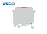 China JUK 5-MTK P/P Rail Screw Clamp Terminal Block Knife Disconnect Low Voltage 800V/16A With Thin Structure for sale