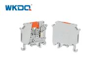 China JUK 5-MTK P/P Rail Screw Clamp Terminal Block Knife Disconnect Low Voltage 800V/16A With Thin Structure for sale