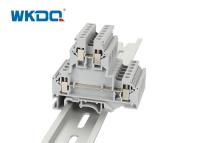 China JUKK 5 Installation Electrical Screw Terminal Block , Wiring Barrier Terminal Blocks Flame Retardant for sale