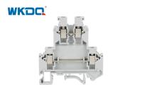 China JUKKB 3 Screw Terminal Block , OEM Fused Terminal Block Wire Pressing Flame for sale