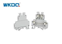 China JUKKB 3 Screw Terminal Block , OEM Fused Terminal Block Wire Pressing Flame for sale