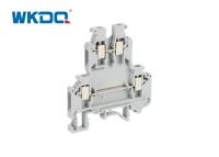 China JUKKB 3 Screw Terminal Block , OEM Fused Terminal Block Wire Pressing Flame for sale