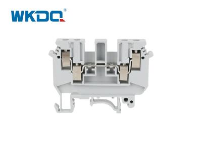 China JUDK 4 Screw Terminal Block High Inflammability Class , Fused Terminal Block Common Packing for sale