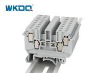 China JUDK 4 Screw Terminal Block High Inflammability Class , Fused Terminal Block Common Packing for sale