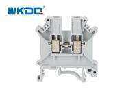 China JUK 3N Electrical Connector Blocks Screw Clamp Nickel Plated Brass Conductor for sale