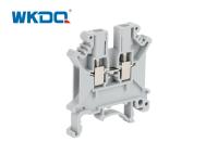 China JUK 3N Electrical Connector Blocks Screw Clamp Nickel Plated Brass Conductor for sale