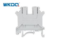 China JUK 3N Electrical Connector Blocks Screw Clamp Nickel Plated Brass Conductor for sale