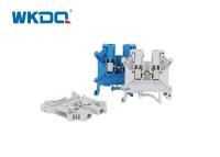 China JUK 3N Electrical Connector Blocks Screw Clamp Nickel Plated Brass Conductor for sale