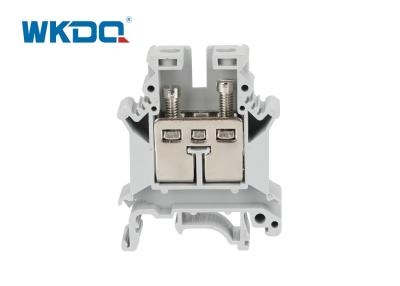 China JUK 16 Wonkedq Industrial Terminal Blocks Inflaming Retarding Plastic Body for sale