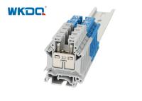 China JUK 16 Wonkedq Industrial Terminal Blocks Inflaming Retarding Plastic Body for sale