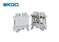 China JUK 6N Din Rail Mounted Terminal Block Connector , Quick Connect Terminal Block UK Electrical Panel for sale
