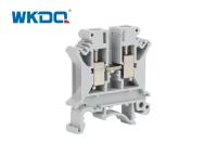 China JUK 6N Din Rail Mounted Terminal Block Connector , Quick Connect Terminal Block UK Electrical Panel for sale