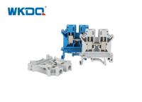 China JUK 6N Din Rail Mounted Terminal Block Connector , Quick Connect Terminal Block UK Electrical Panel for sale