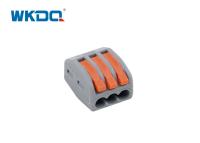 China 222-413 Push-in Terminal Block Quick Push In Wire Connectors PCT 223 High Quality for sale