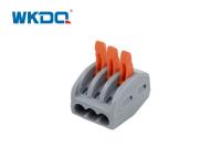 China 222-413 Push-in Terminal Block Quick Push In Wire Connectors PCT 223 High Quality for sale