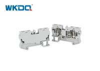 China JST 6 Ground Terminal Block , Spring Type Terminal Block IEC Standard Connection for sale