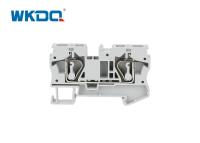 China JST 6 Ground Terminal Block , Spring Type Terminal Block IEC Standard Connection for sale