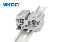 China JST 6 Ground Terminal Block , Spring Type Terminal Block IEC Standard Connection for sale
