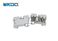 China JST 10 Spring Terminal Block Connector Screwless Din Rail Tension Clamp Plug for sale