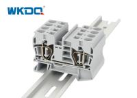 China JST 10 Spring Terminal Block Connector Screwless Din Rail Tension Clamp Plug for sale