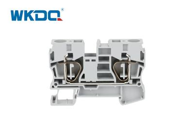 China JST 10 Spring Terminal Block Connector Screwless Din Rail Tension Clamp Plug for sale