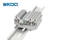 China JST 2.5-TWIN Din Rail Power Distribution Block , RoHS Compression Terminal Block Compact for sale