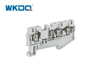 China JST 4 TWIN Spring Terminal Block Connector Protect Against Shorts For Automation Assembly for sale