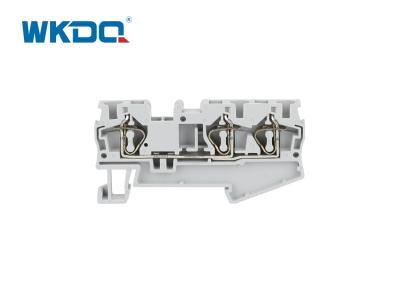 China JST 4 TWIN Spring Terminal Block Connector Protect Against Shorts For Automation Assembly for sale
